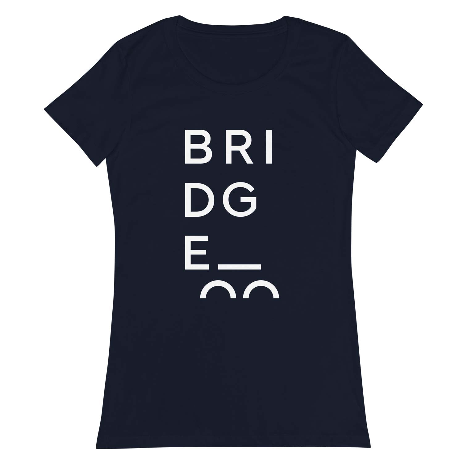 BRIDGE Womens Stacked T-Shirt – BRIDGE Bike Works